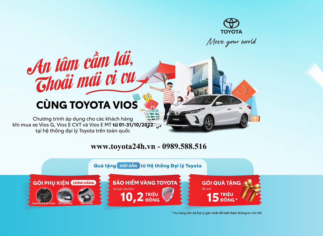 Bảng Giá Xe Toyota Vios Tháng 10/2022 Thêm Khuyến Mại Lăn Bánh Mới Nhất ...
