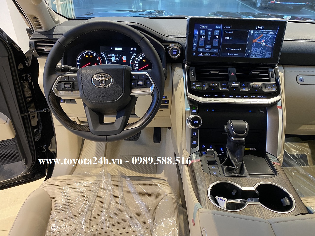 Toyota Land Cruiser 2022 Màu Đen Nội Thất Kem Hình Ảnh Bảng Giá LC300 ...